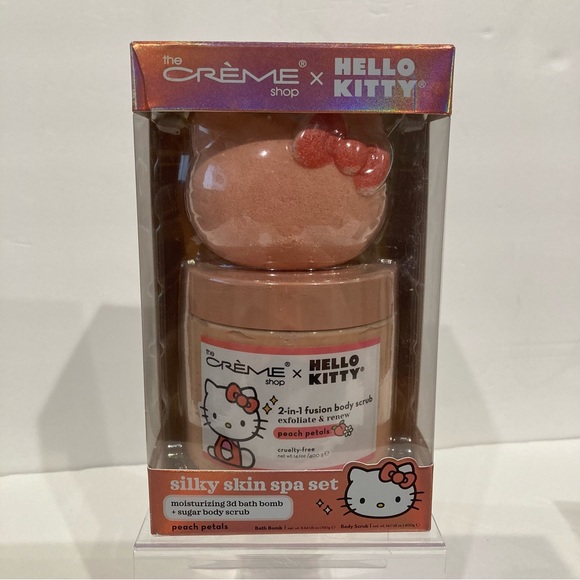 Hello Kitty | Bath | Hello Kitty X The Crme Shop Silky Skin Spa Set ...